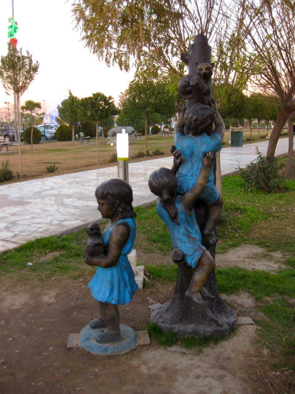 kurdistanart: Children Garden Statues At Shanidar park in Erbil