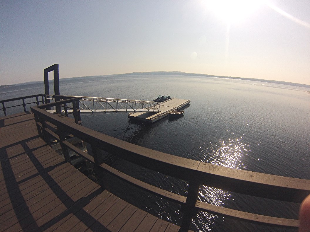 maine-matters: Fort Point State Park Pier..Picnicking and Fishing