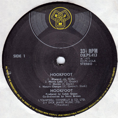 MONOLOVER: HOOKFOOT DJLPS 413 (-71) UK