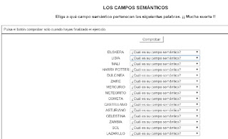 PALOBABA: VOCABULARIO: LOS CAMPOS SEMÁNTICOS