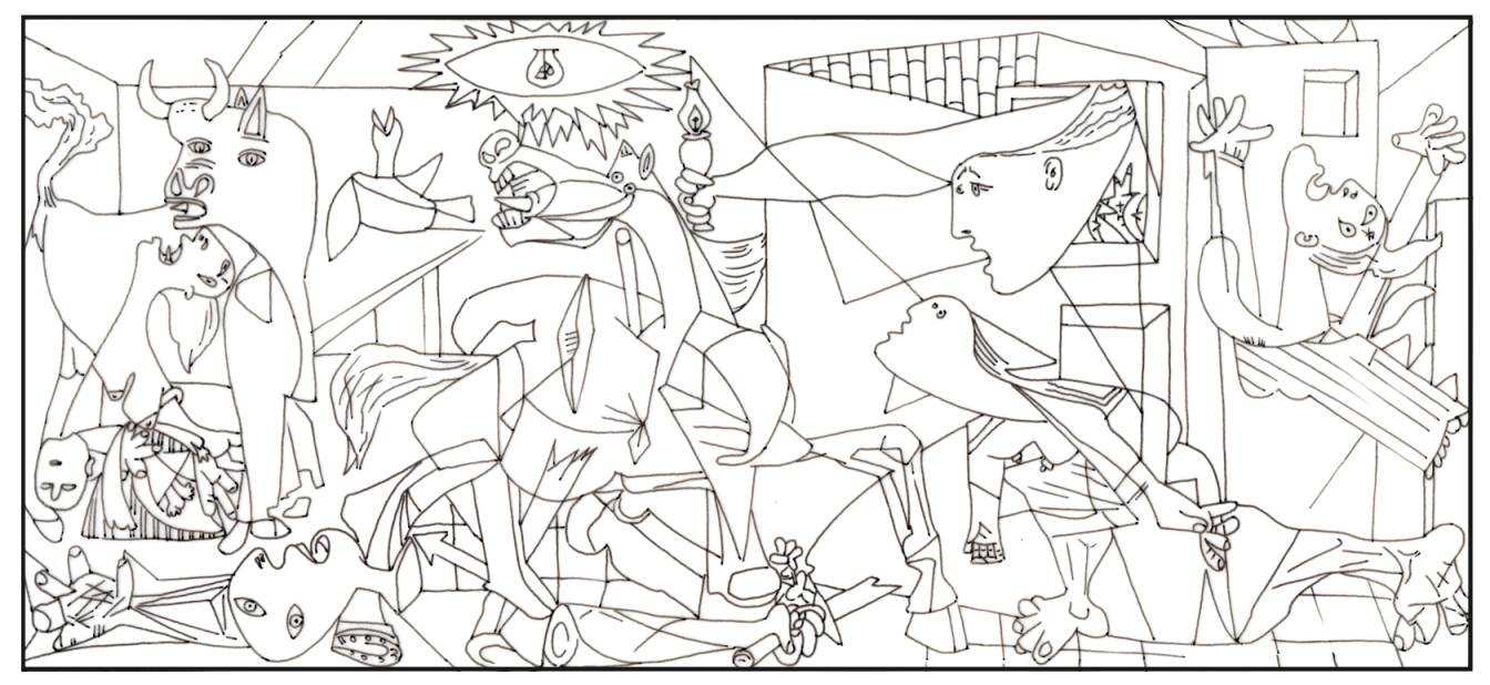 prof argenti on line: Interpreta un particolare di Guernica di Picasso