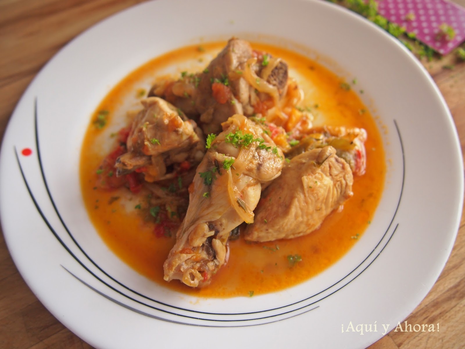 ¡Aquí y Ahora!: Pollo a la portuguesa