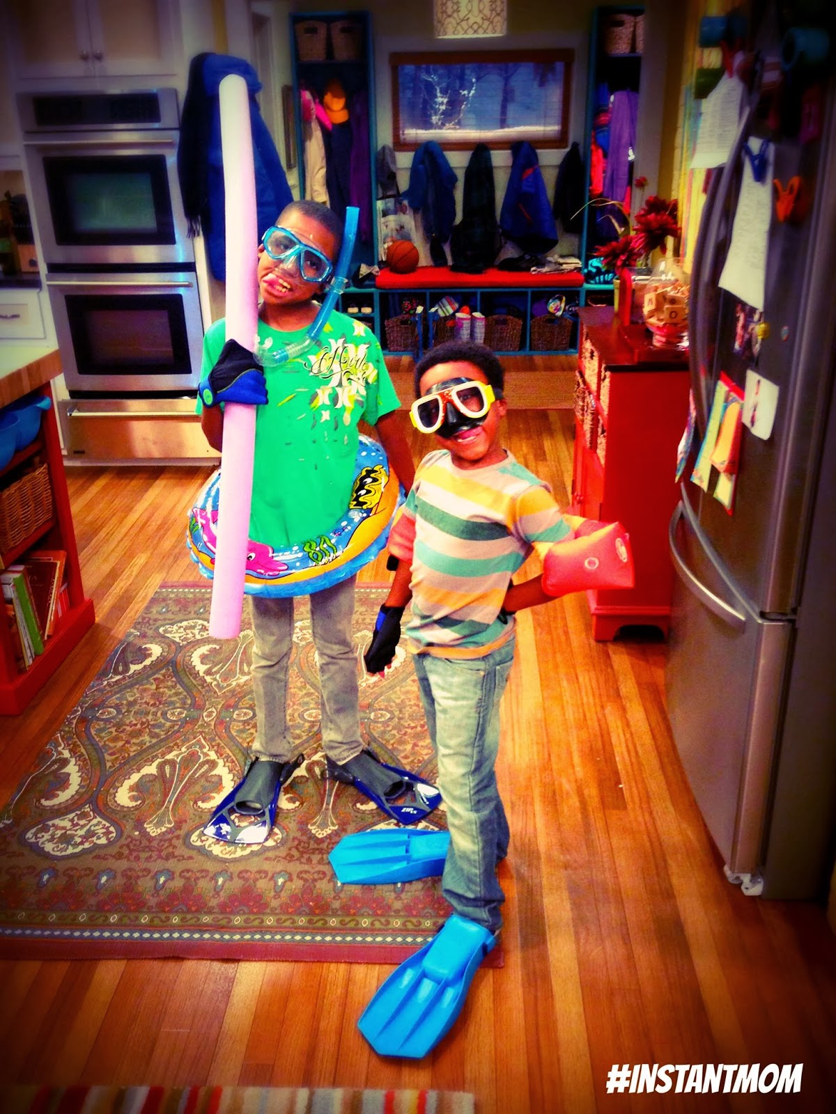 The Talking Box: Instant Mom: Snorkeling in the Living Room, Striking a ...