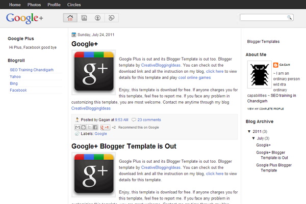 4 Blogger Template Mirip Jejaring Sosial Populer - anaufalm Blog