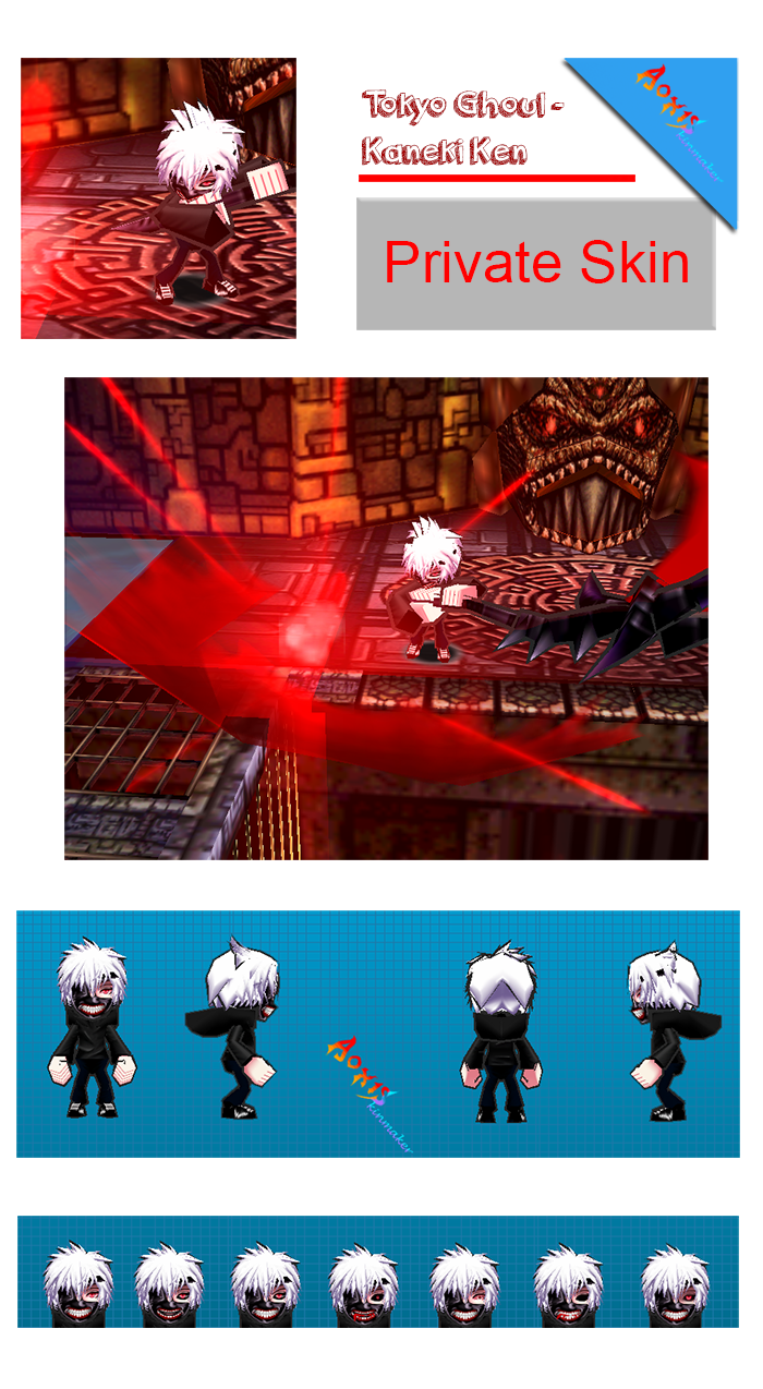 Tokyo Ghoul - Kaneki Ken - Aoxis Skin Room Getamped