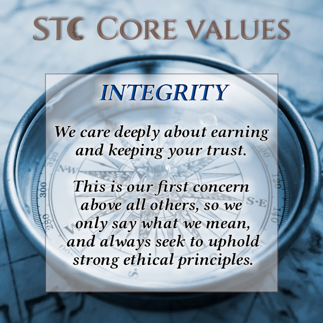 STC Consulting Blog: STC Cores Values - Integrity