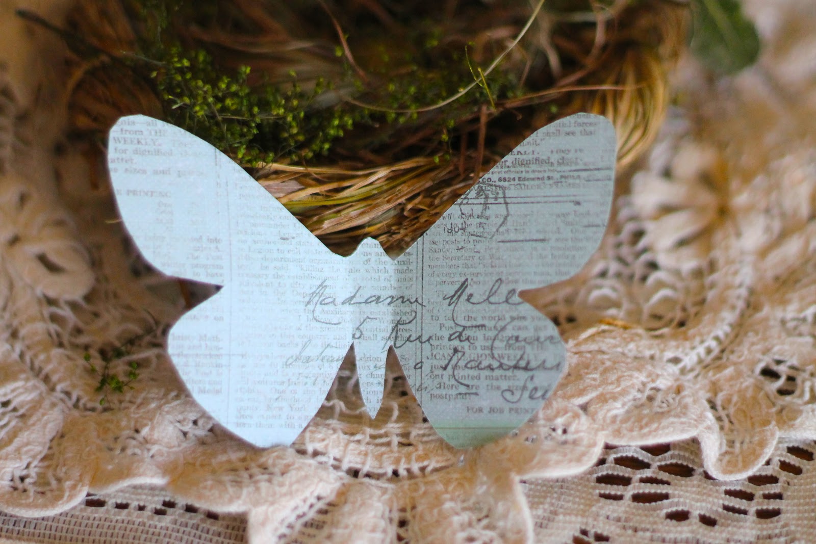 Where Your Treasure Is: Paper Butterflies