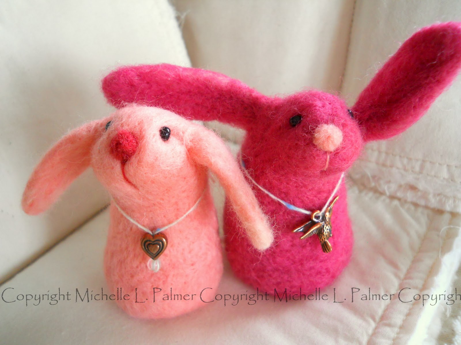 Michelle Palmer: Needle Felted Rabbits!