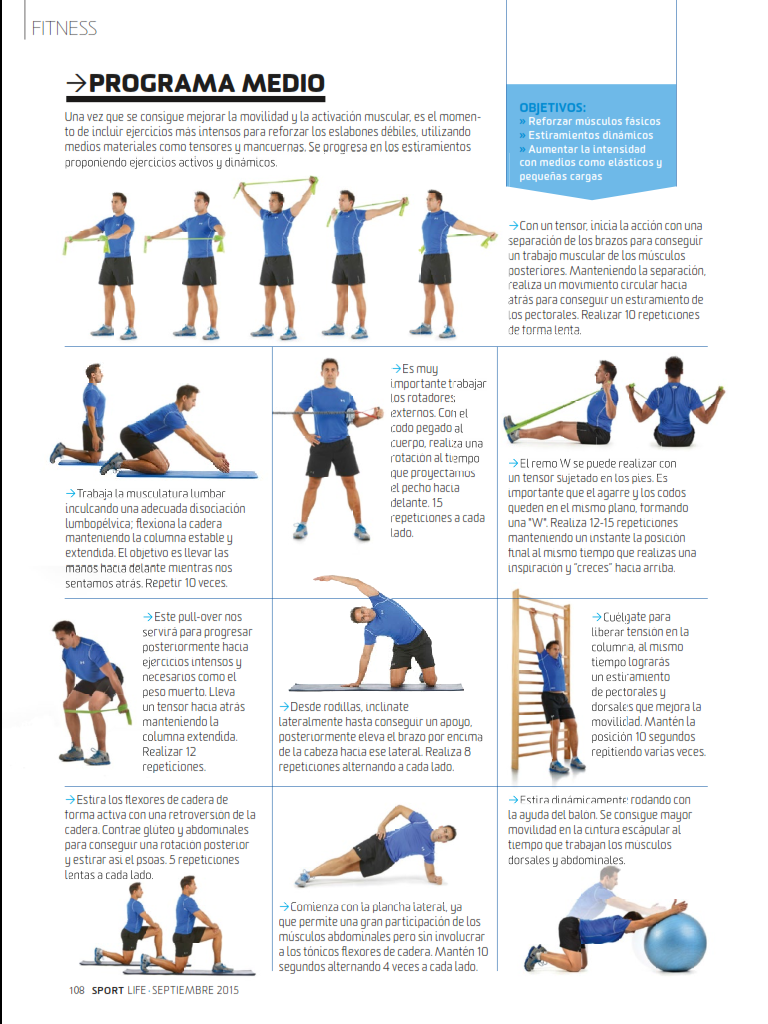 Rutinas de Ejercicio: Espalda Sana-Programa de Ejercicios
