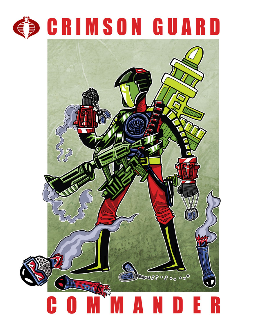 Ethan Mongin Illustration | Design : G. I. Joe Fan Art: Crimson Guard ...