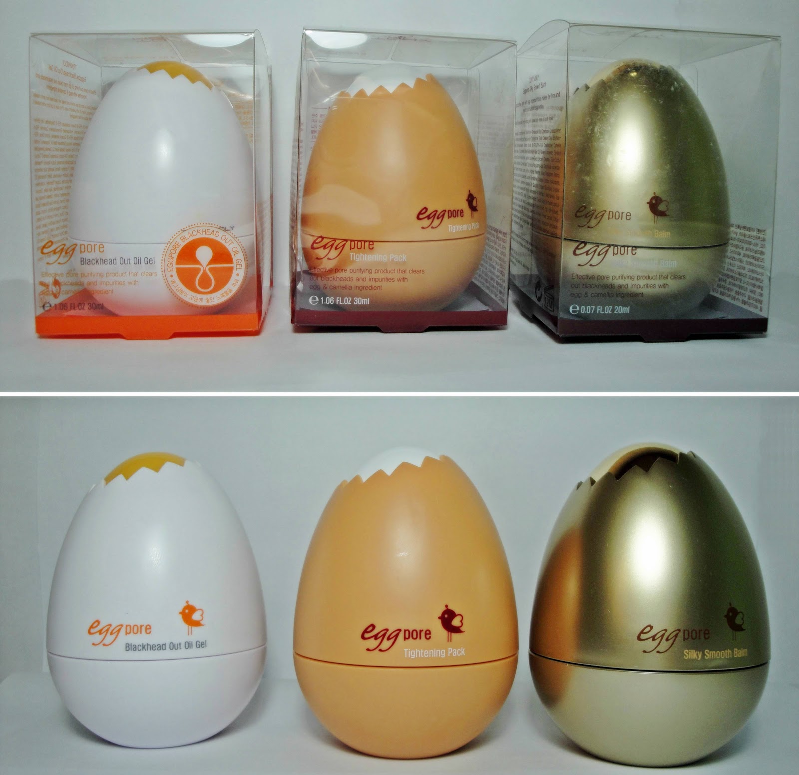Punked Child: Resenha | Tony Moly Egg Pore Set (Gel + Pack + Balm)
