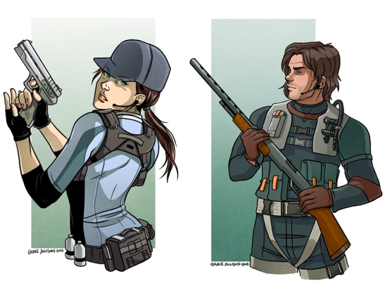 Resident Evil: Revelations: Jill Valentine & Parker Luciani