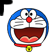 Cursor kepala Doraemon yang Lucu untuk Blog #3 | Dunia Kartun dan Anime