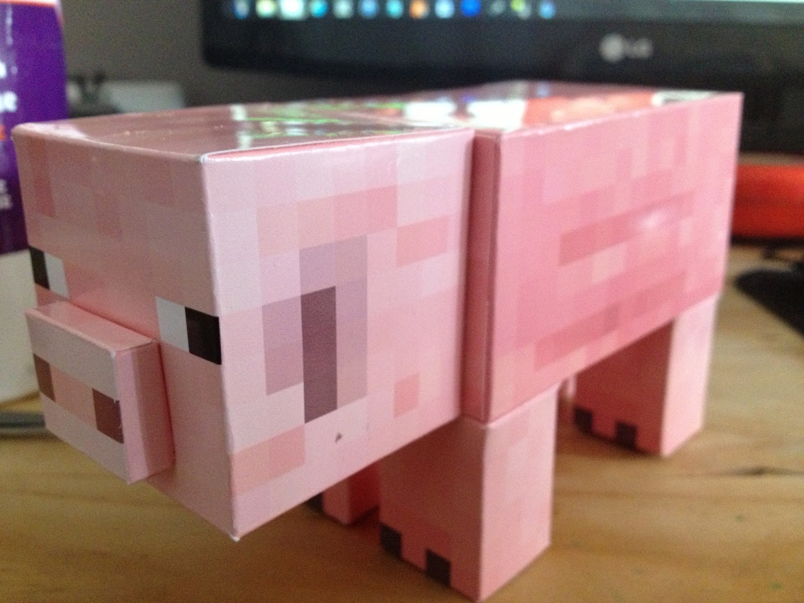 minecraft-pig-large-paper-model.JPG (1600×1200) | Minecraft pig ...