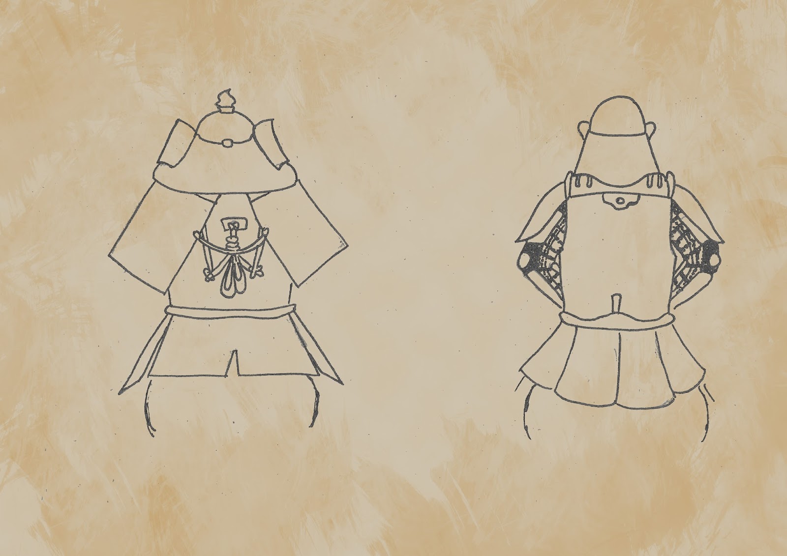 Horo (母衣) - Samurai Cape