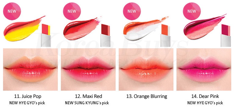 Laneige Two Tone Lip Bar #11 Juicy Pop - WateryScenery