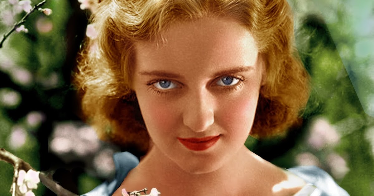 Colors for a Bygone Era: Colorized Bette Davis in her 20s