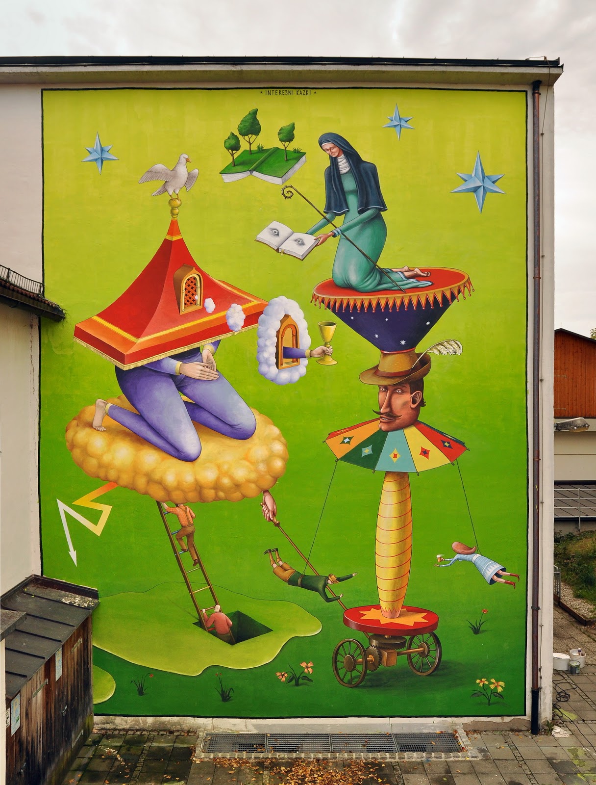 Interesni Kazki New Mural In St. Ottilien, Germany – StreetArtNews