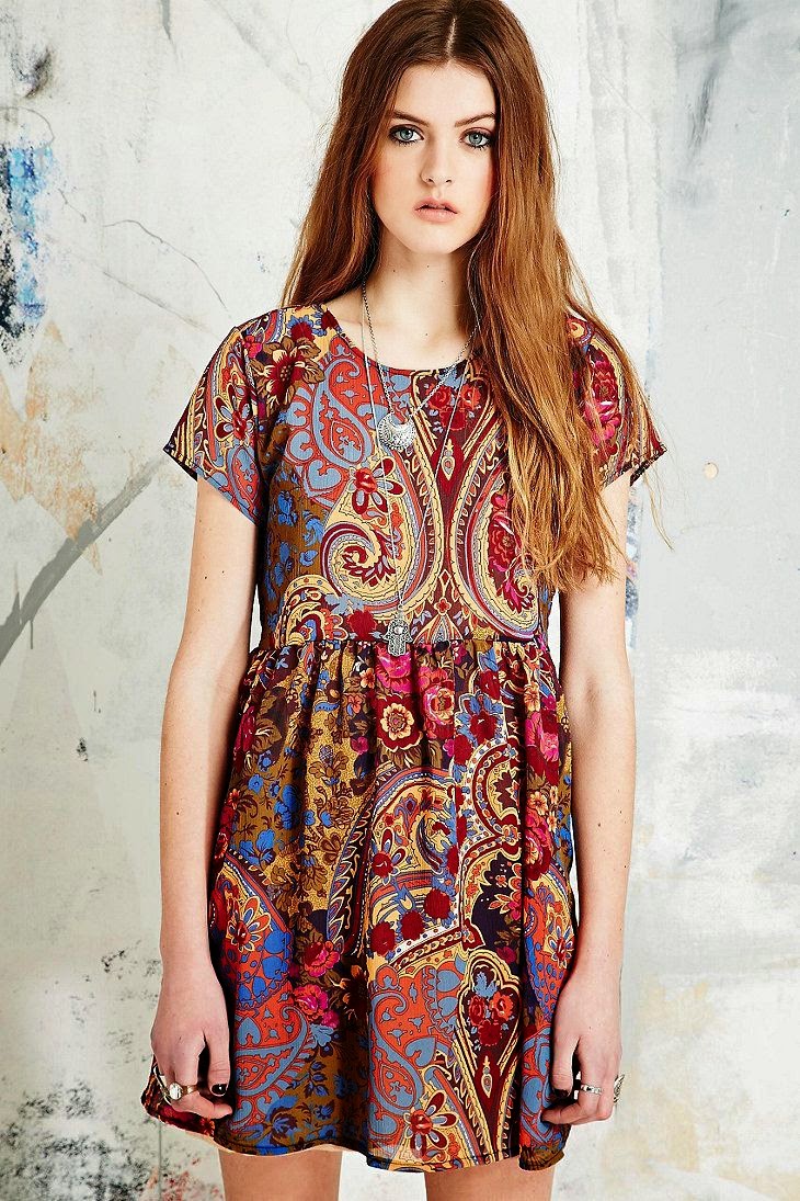 Fashion trends | Boho paisley dress | Luvtolook | Virtual Styling
