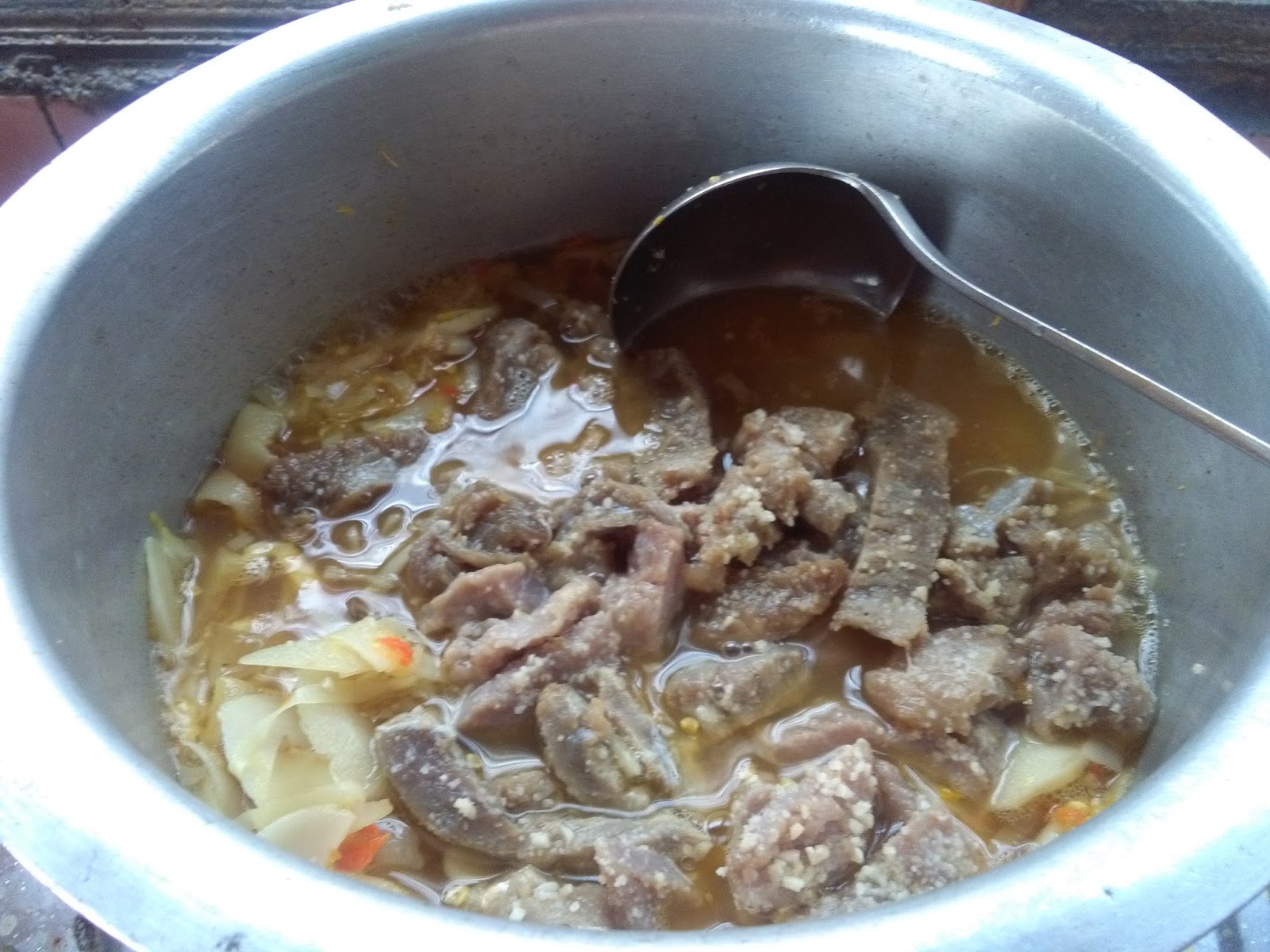 DH MAHABBAH: RESEPI (pekasam daging + jeruk rebung )