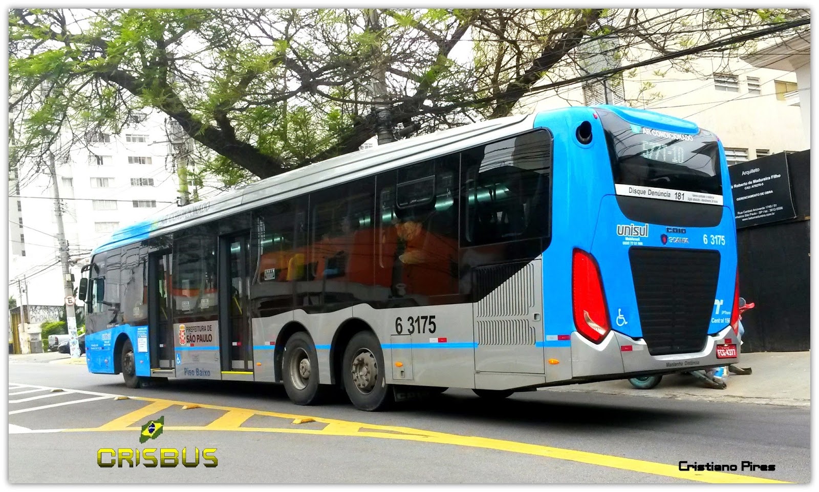 CRISBUS : 6 3175 Mobibrasil - Caio Millennium BRT - Scania K310UB 6x2