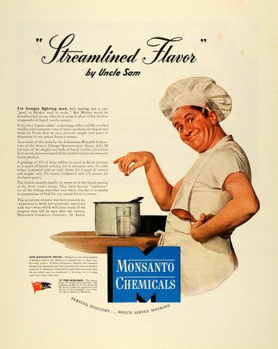 Vintage Recipe Blog: Monsanto: Poisoning You Since 1943 (At Least)