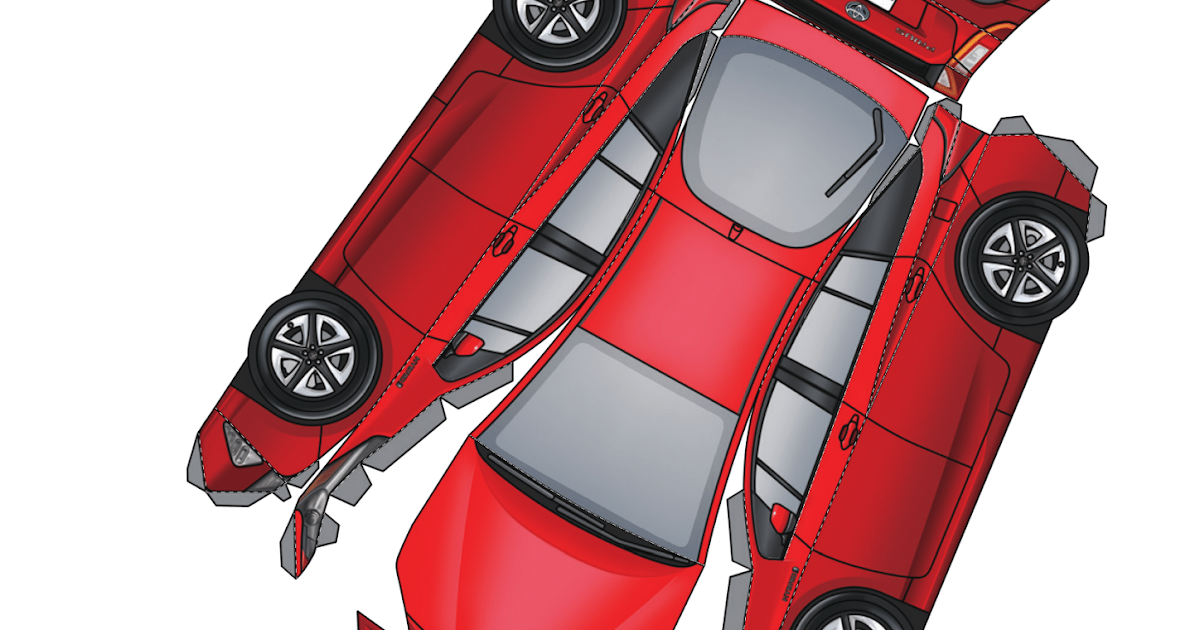 SP. Papel Modelismo: PaperCraft 2015 Toyota Prius