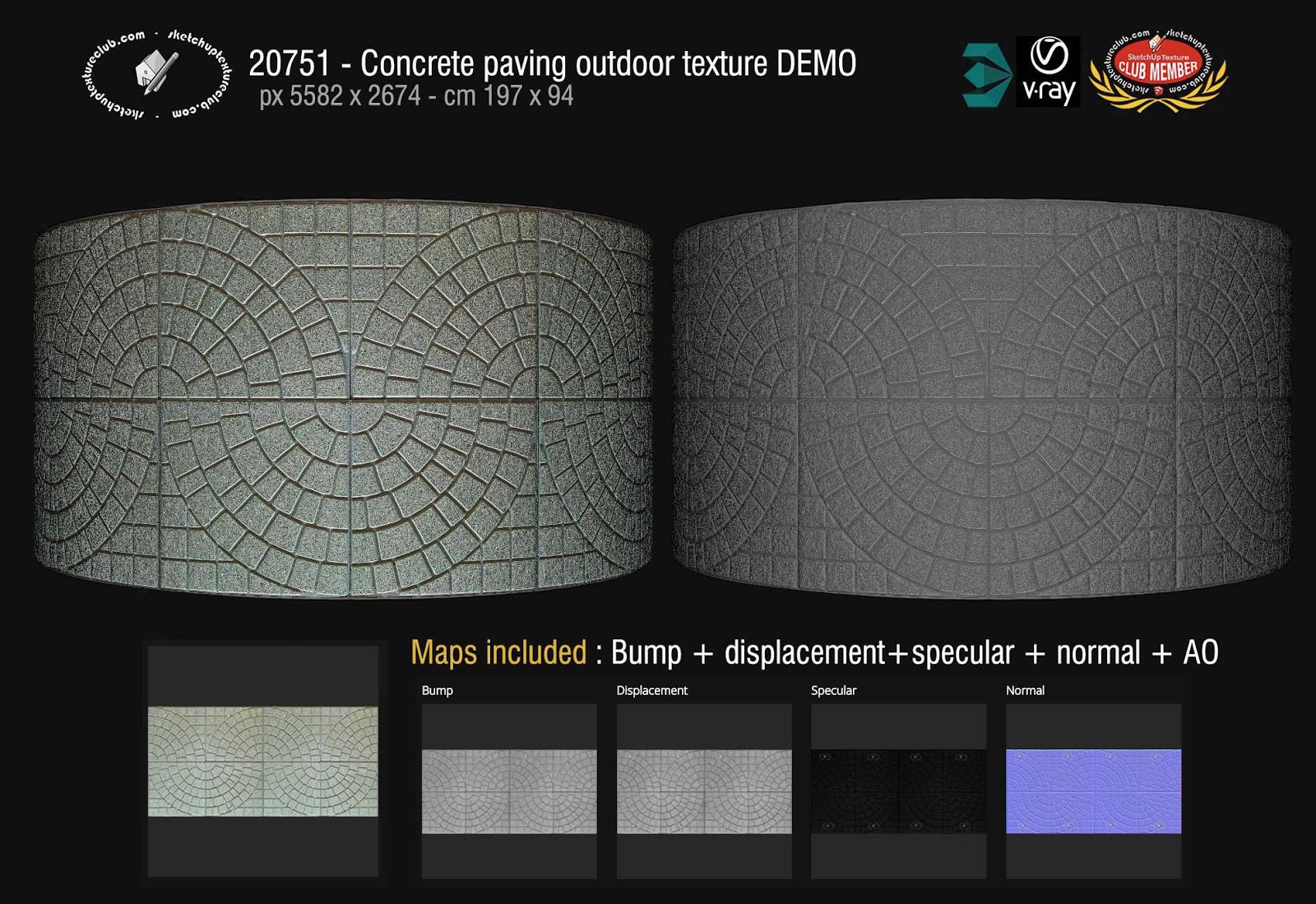 New seamless textures concrete paving outdoor regular blocks & maps