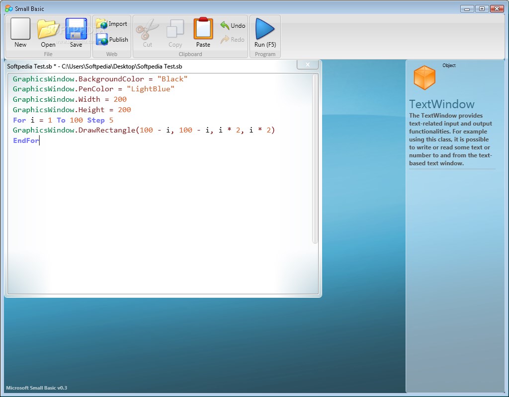 2016年下半年学会课程——microsoft small basic - 芙蓉中华中学电脑学会