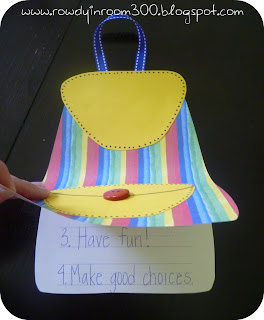 Ready to Learn! Beginning of the Year Craftivity - Rowdy in Room 300