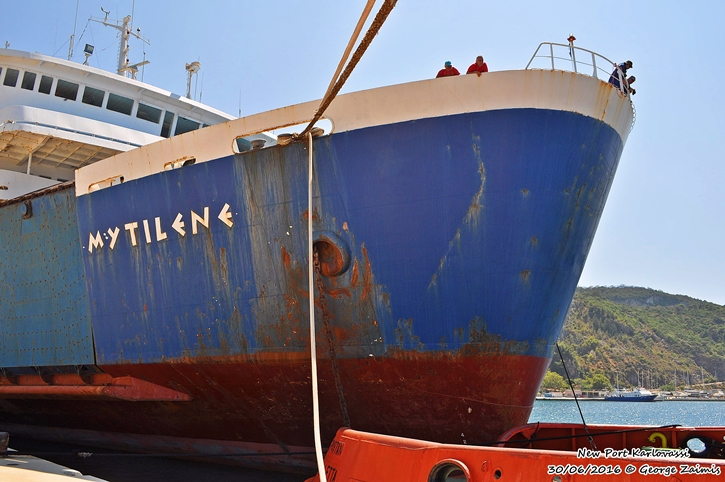 New Port Karlovassi: 1 χρόνος χώρις το πλοίο Μυτιληνη στο λιμανι μας 30 ...