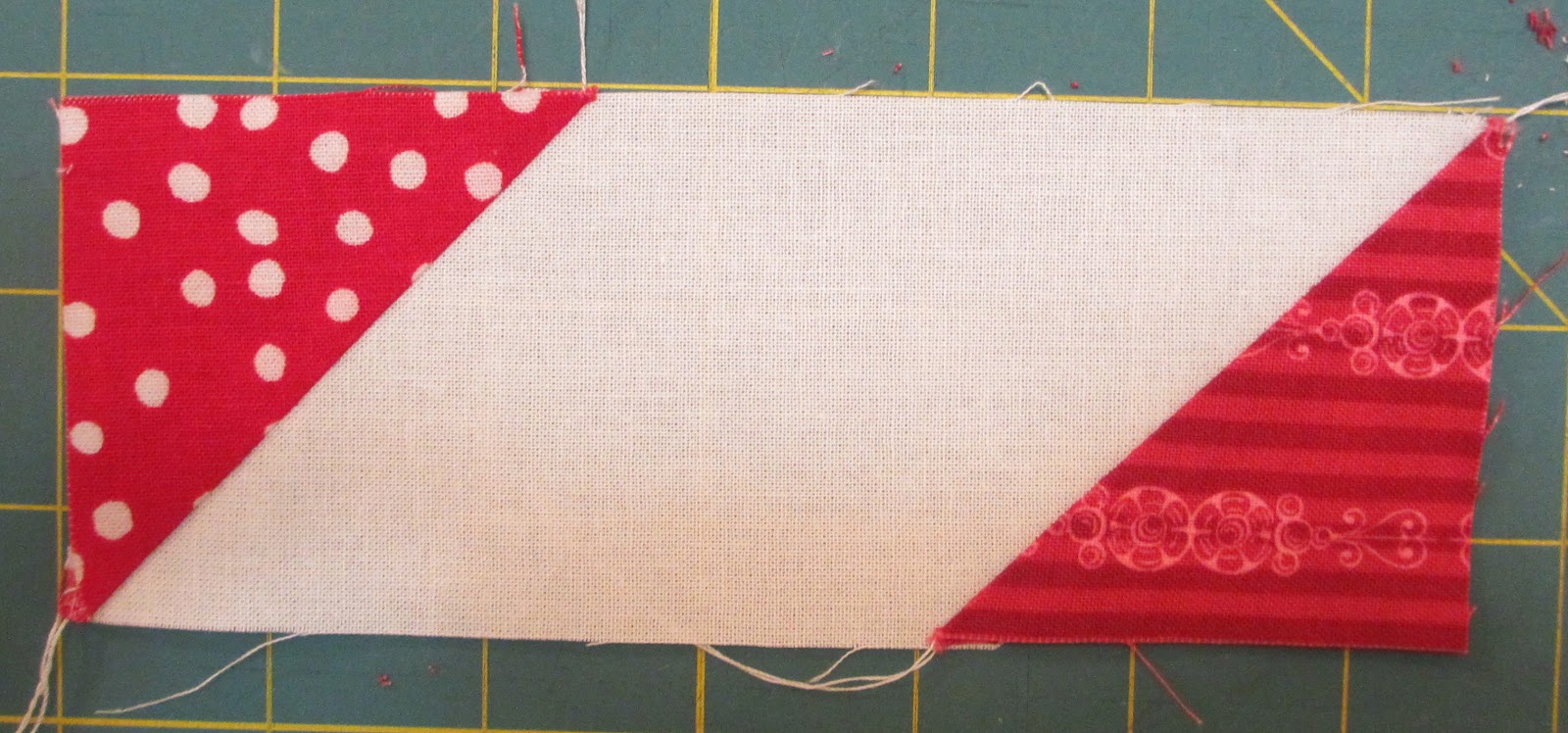Radiant Honey Quilts: Peppermint Strip Block Tutorial