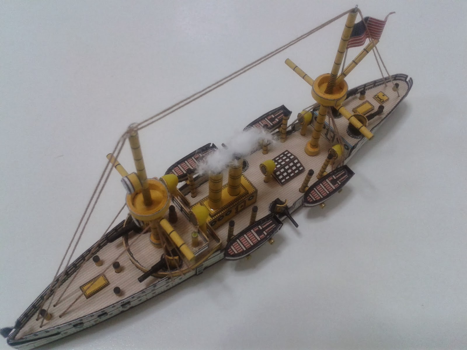 Los barcos de papel: Cañonero USS Isla de Luzón (1898)