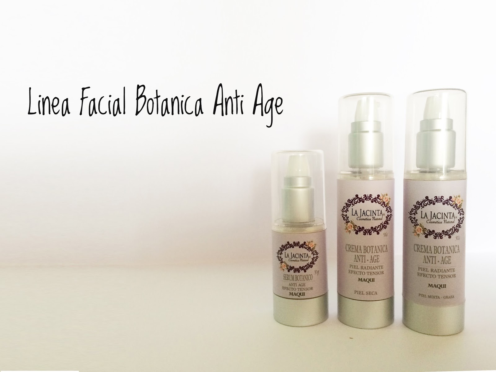 LA JACINTA COSMETICA NATURAL: Nueva Linea Facial Botanica Anti Age.