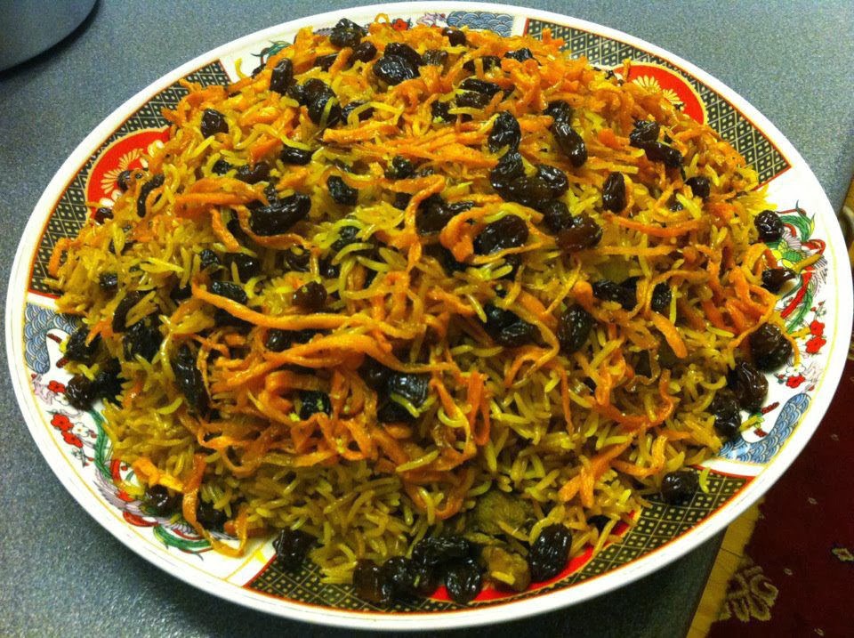 Afghan lamb QABLI PALAW (Kabuli pulao) | Kabul-Hub.com