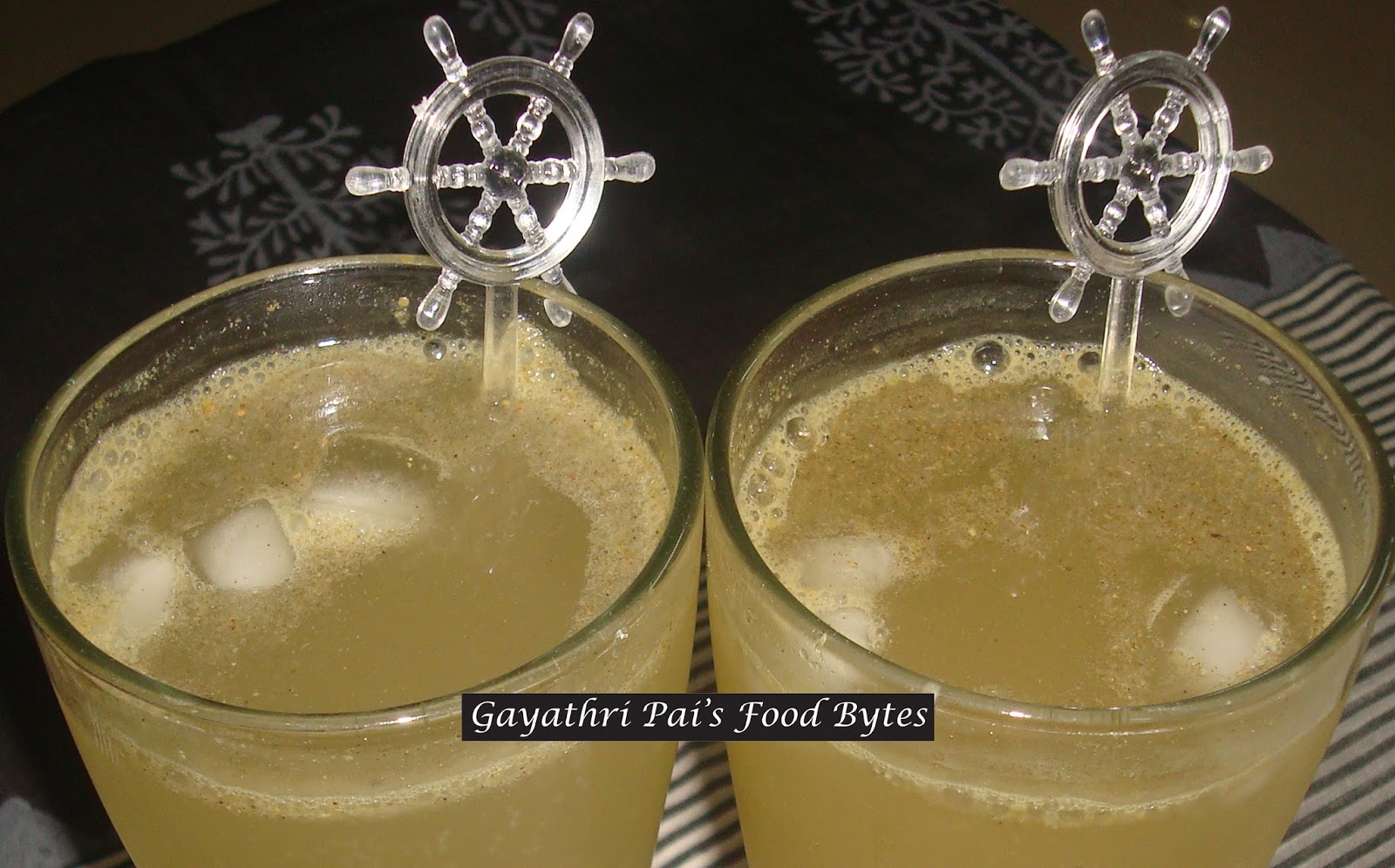 Gayathri Pai's Food Bytes: Chilled Jal Jeera Lemon Soda.