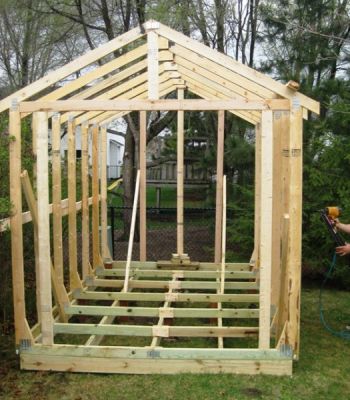 How to Build A Simple Wood Storage Shed: How to Build A Simple Wood ...