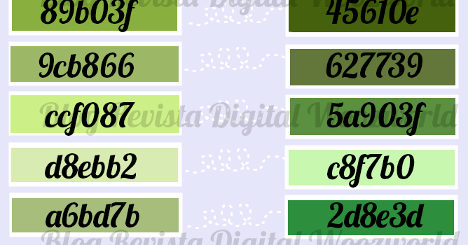 Código de Cores - Verde ~ Blog Revista Digital Woozworld