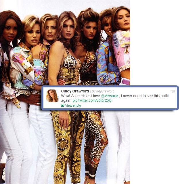 Cindy Crawford’s fashion flashback: Carla Bruni, Versace and an OTT ...