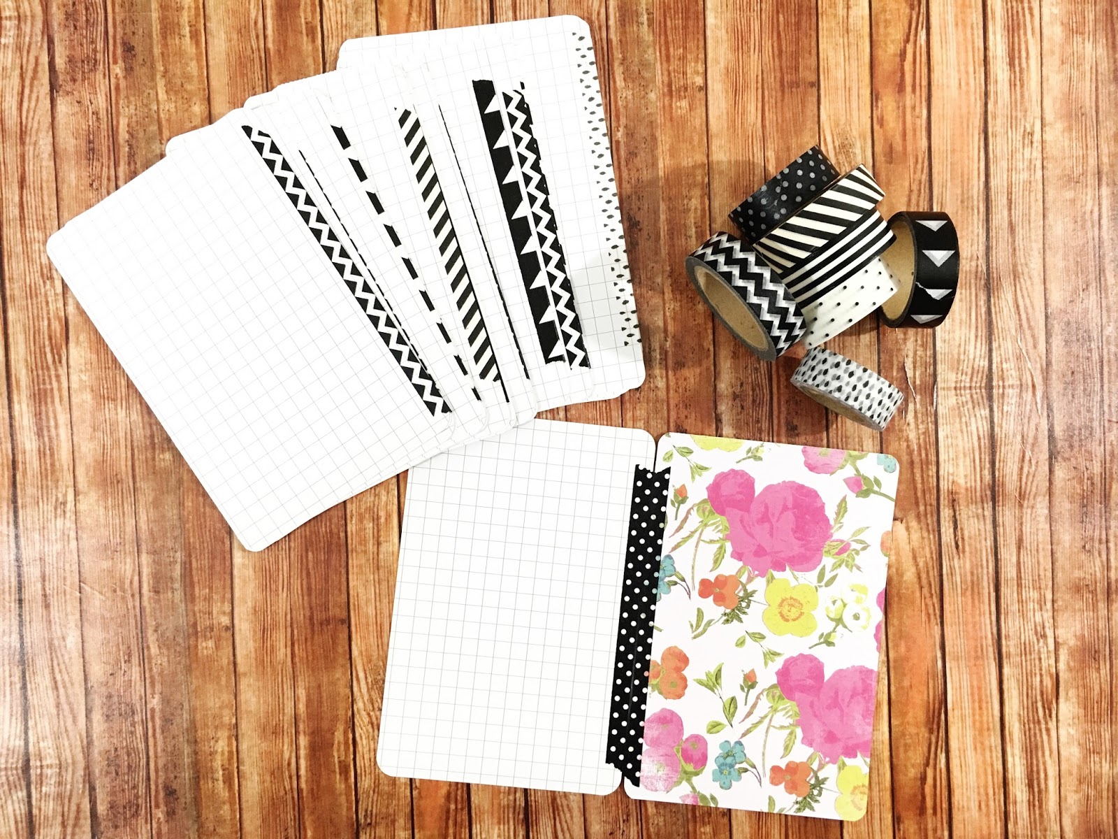 five sixteenths blog: Make it Monday // DIY Mini Journal using the Cinch