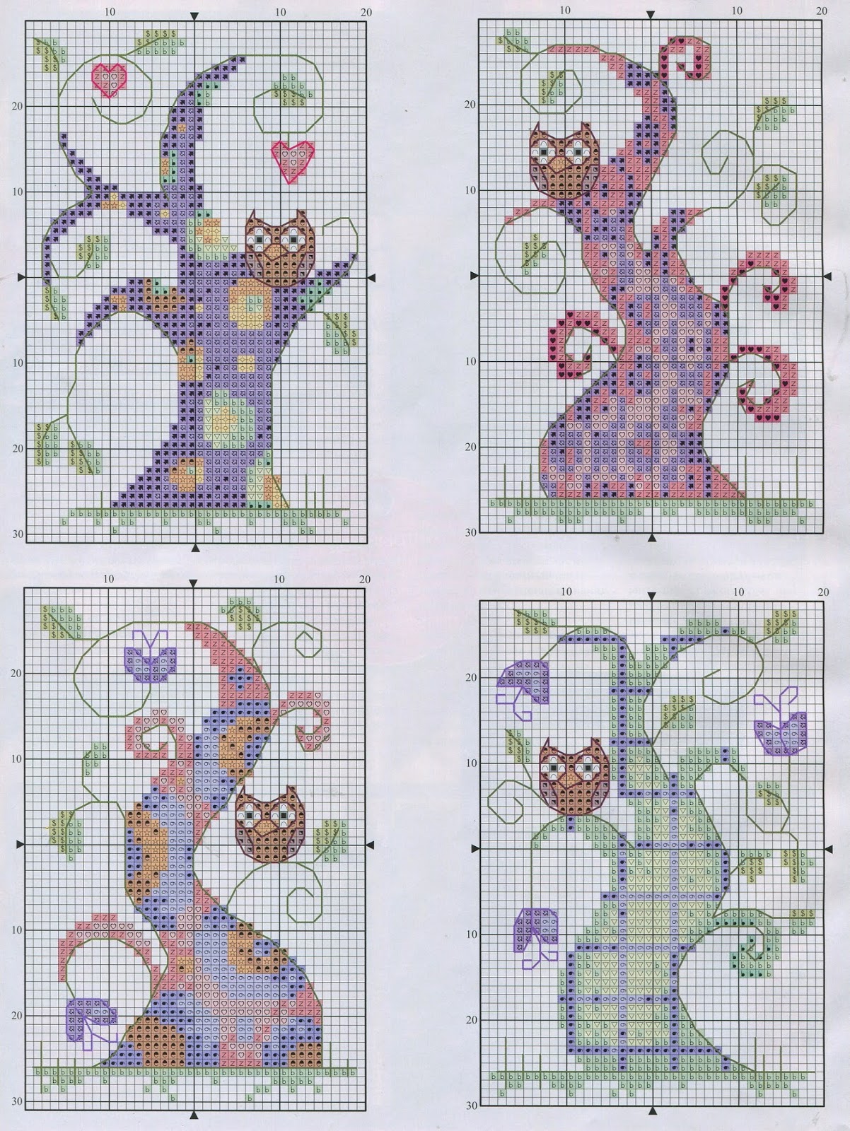 Cross Stitch Mania: Owl Cross Stitch Charts