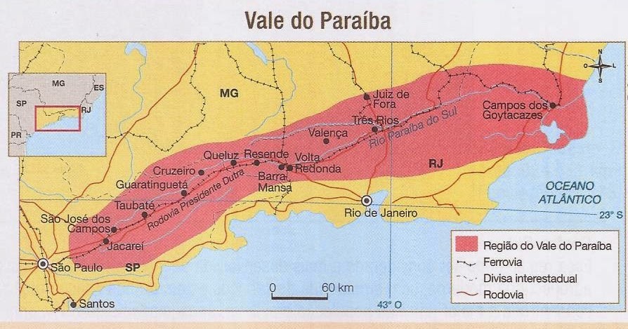 PROFESSOR MARCIANO DANTAS: A REGIÃO DO VALE DO PARAÍBA