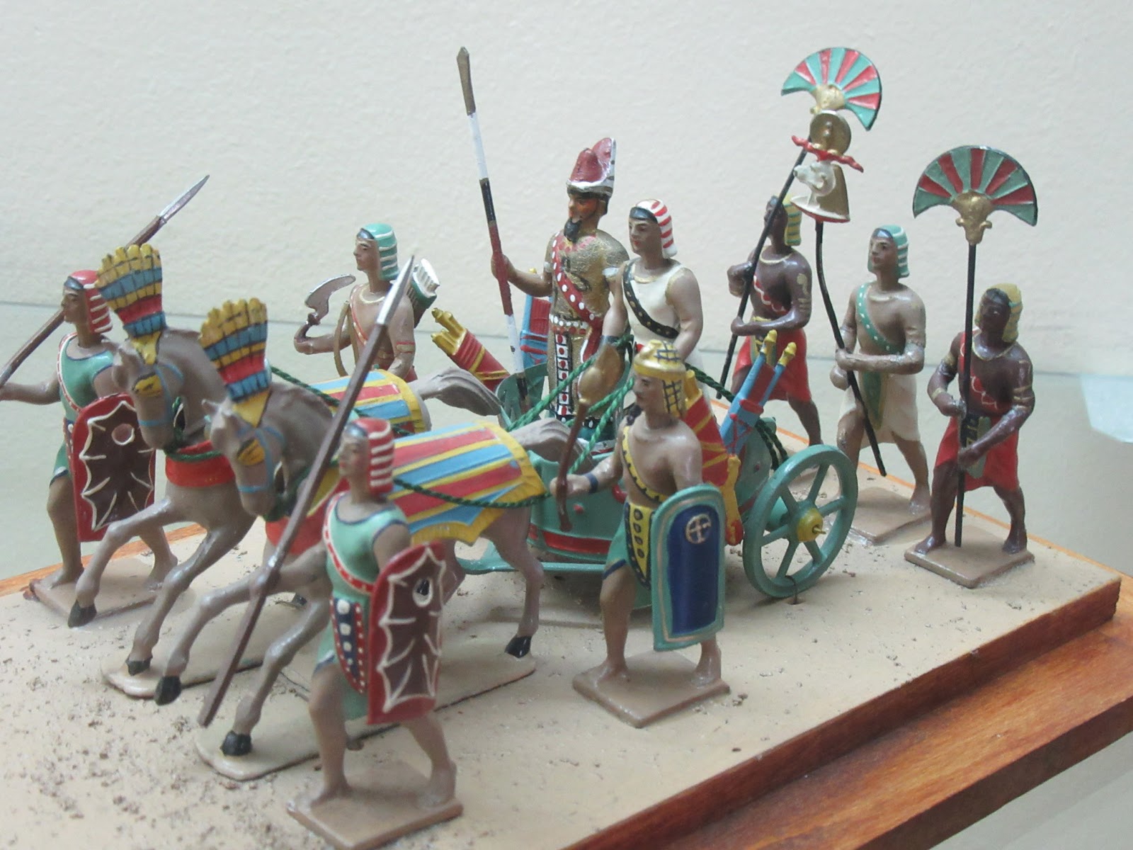 Toy soldiers and real battles: Egyptian warriors