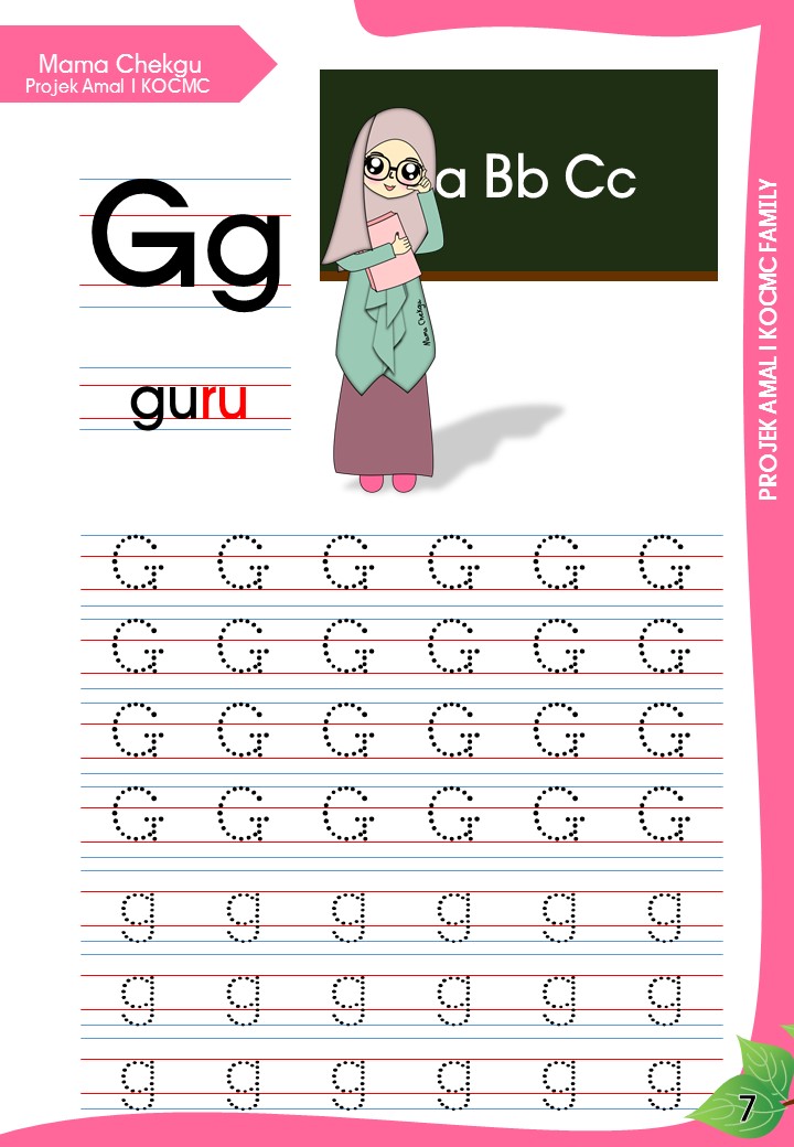 Mama Chekgu (MC): Pandainya Adik (Edisi : Tulis ABC)