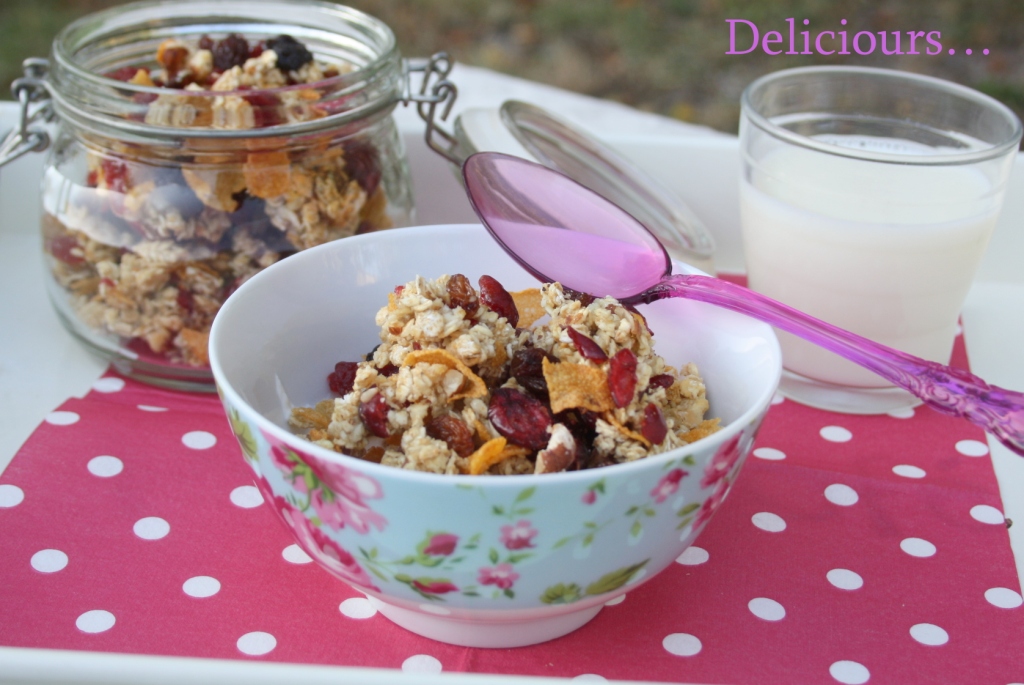 Deliciours...: Granola maison aux fruits rouges