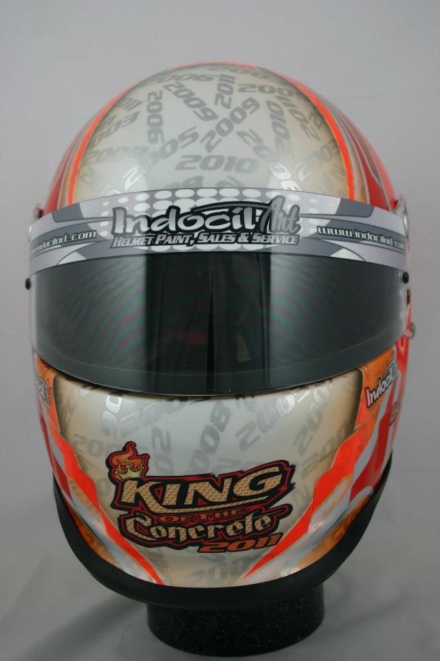 Racing Helmets Garage: Bell GTX.2 B.Baker 2012 by Indocil Art