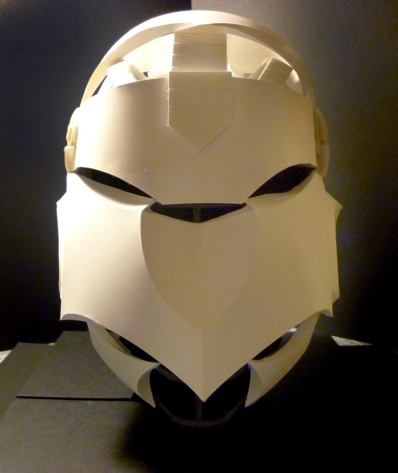 Gina Chang: my paper helmet!!