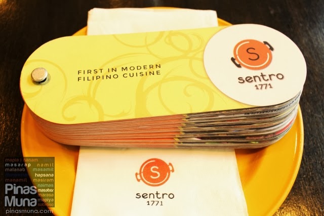 Sentro 1771’s New Menu