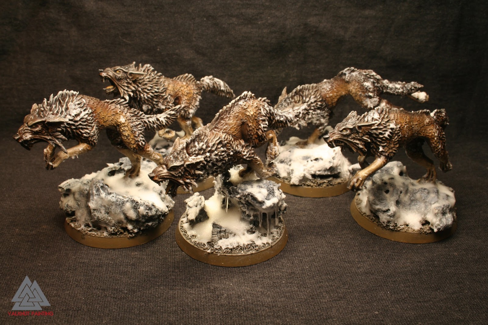 Valknut Painting: -SHOWCASE- Space Wolves Fenrisian Wolf Pack