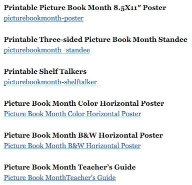 The Library Voice: Picture Book Month....A Time To Celebrate & Share ...